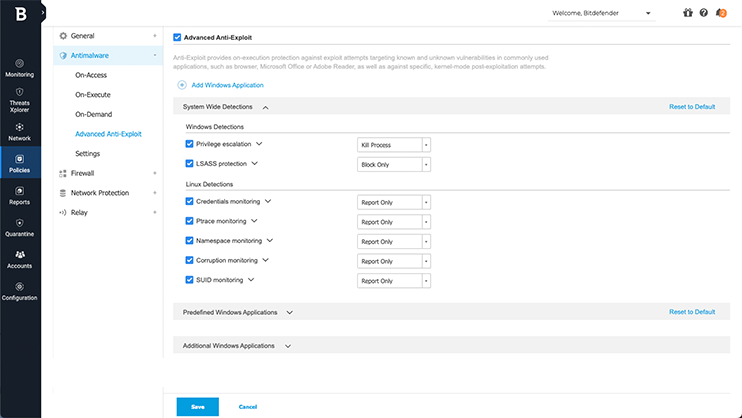 GravityZone Small Business Security - Bitdefender