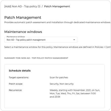 Bitdefender GravityZone Integrated Patch Management