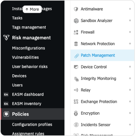 Bitdefender GravityZone Integrated Patch Management