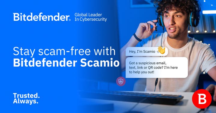 Bitdefender Scamio - Free Scam Detector