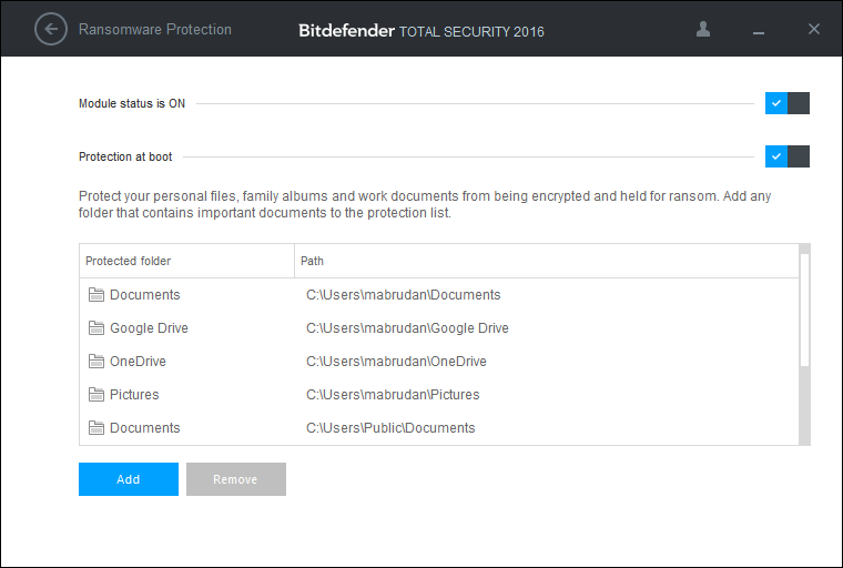 How Ransomware protection is working in Bitdefender 2016 | MalwareTips ...