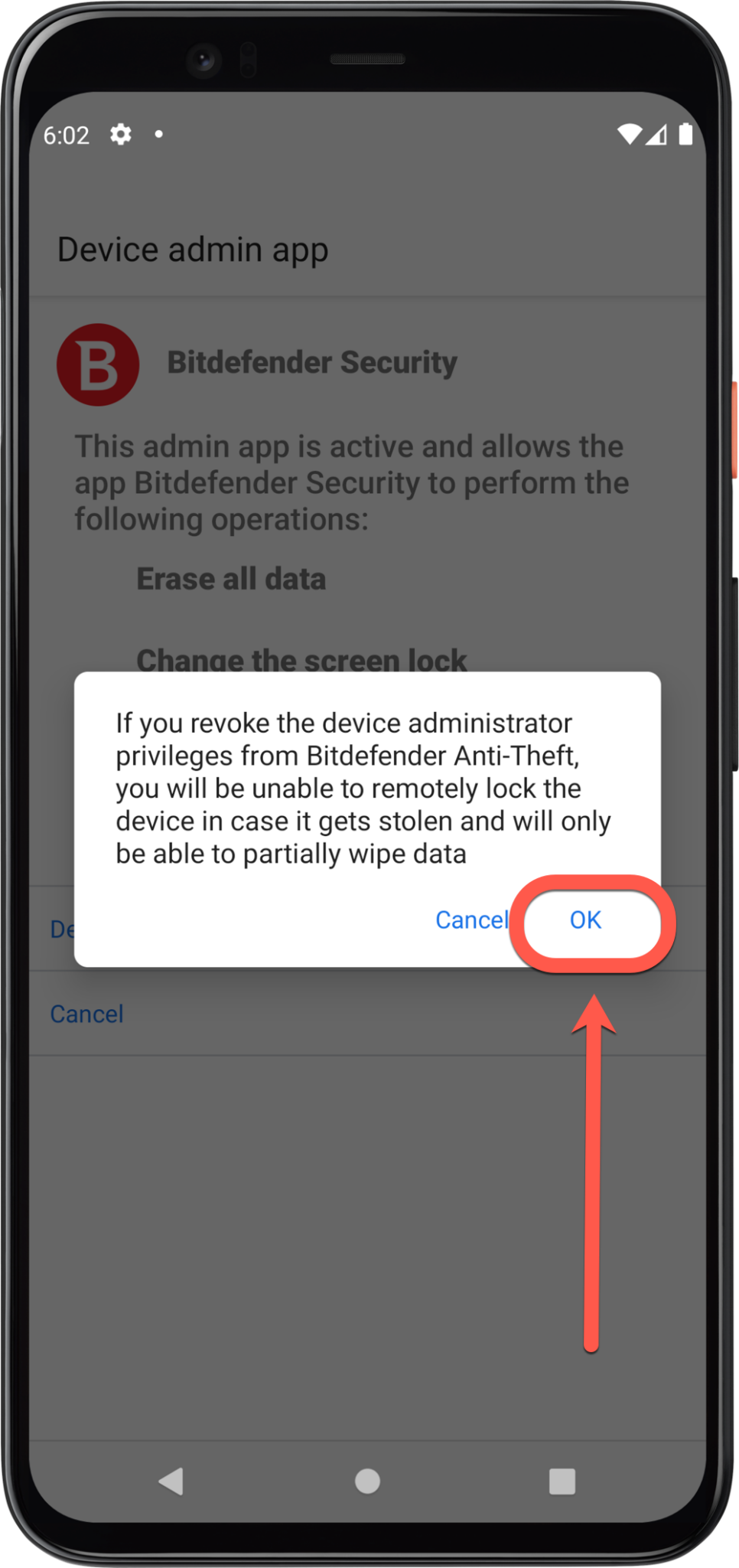How to uninstall Bitdefender Mobile Security for Android