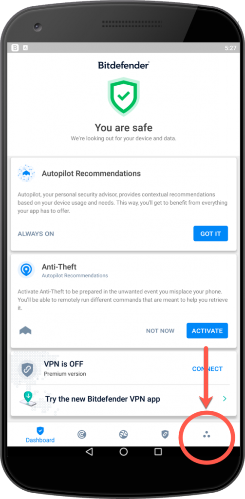 Switch Account: Connect your apps to another Bitdefender Central account