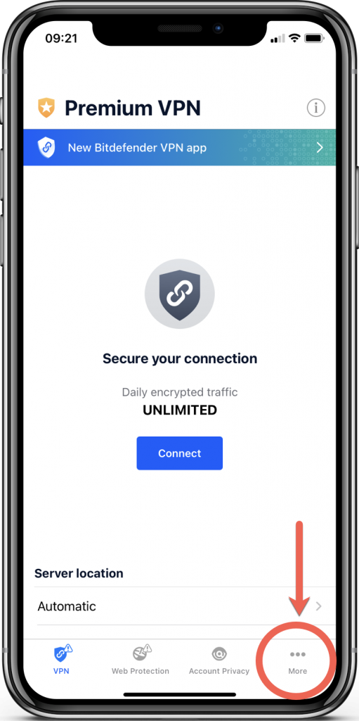 Switch Account: Connect your apps to another Bitdefender Central account