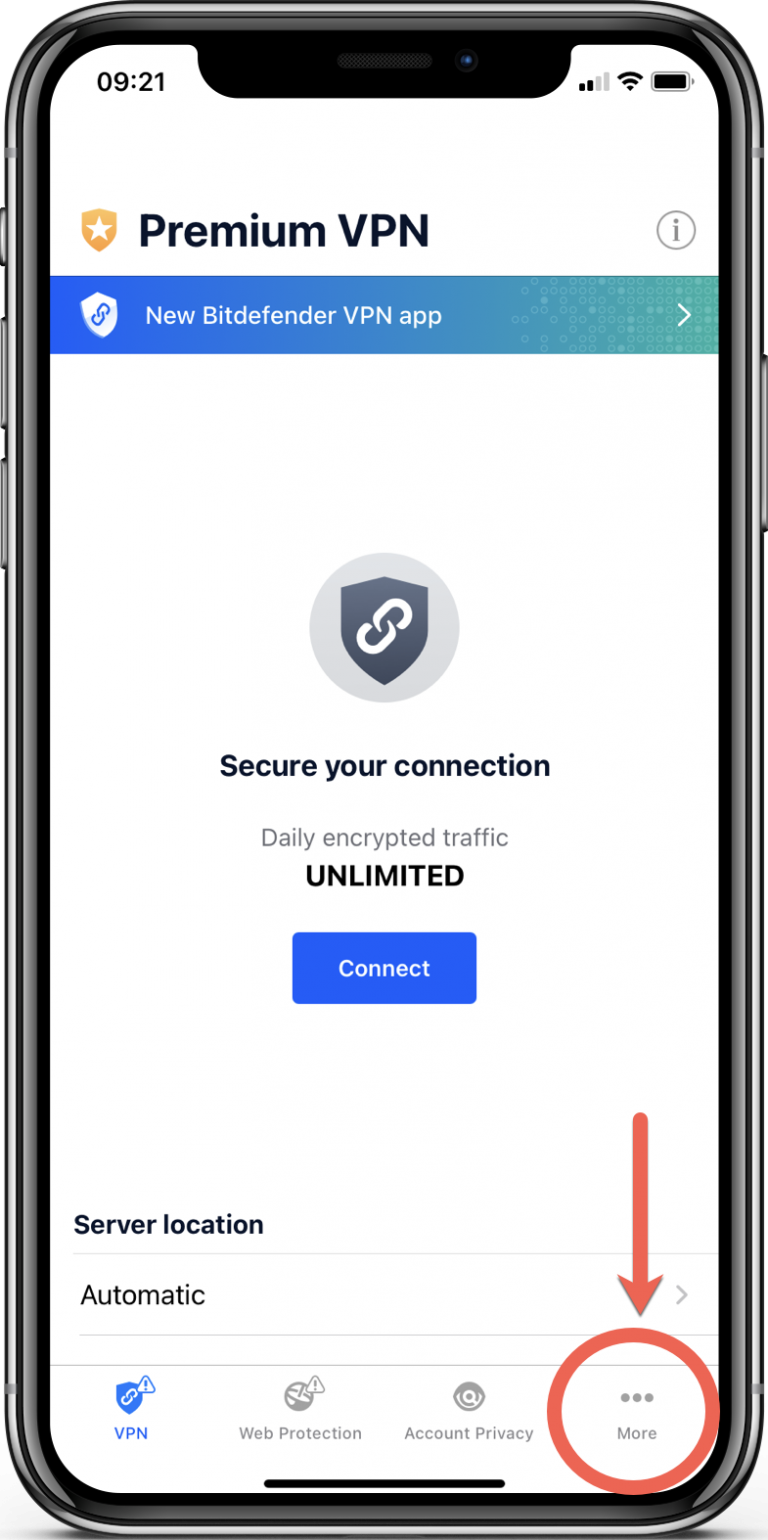 Switch Account: Connect your apps to another Bitdefender Central account