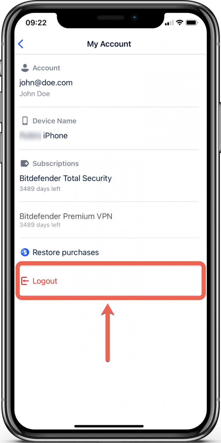Switch Account: Connect your apps to another Bitdefender Central account