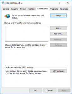 How to remove proxy settings in your browser