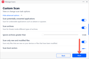 How to Schedule a Custom Scan in Bitdefender