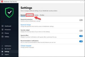 How to update Bitdefender through a proxy server (Windows)
