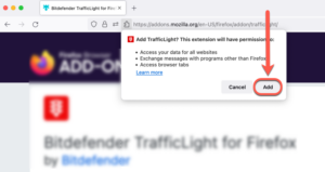 How to install Bitdefender's TrafficLight browser extension on Mac