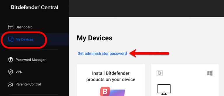 How to Reset or Remove the Password set for Bitdefender settings