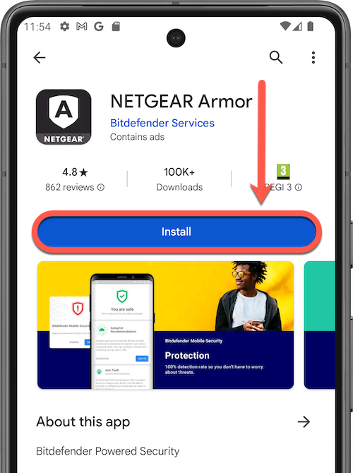 Install & Set Up NETGEAR Armor by Bitdefender on Android