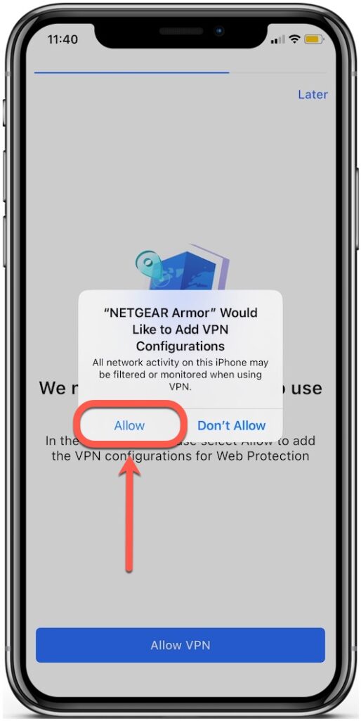 Install & Set Up NETGEAR Armor on iOS - Bitdefender