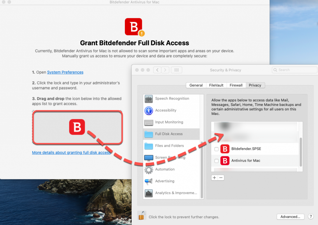 How to grant access to protected folders on macOS