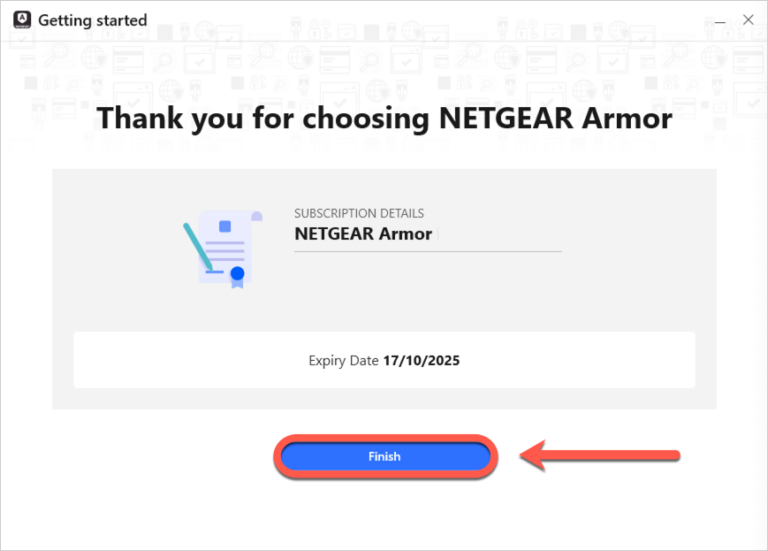 Install NETGEAR Armor by Bitdefender on Windows