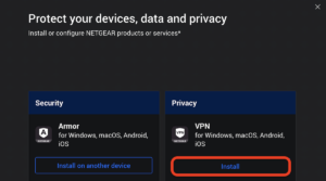 Install NETGEAR VPN by Bitdefender on Windows