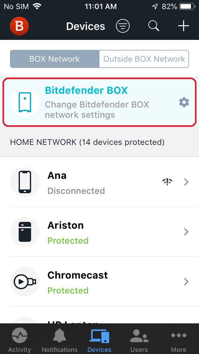 How to check the firmware version of the Bitdefender BOX