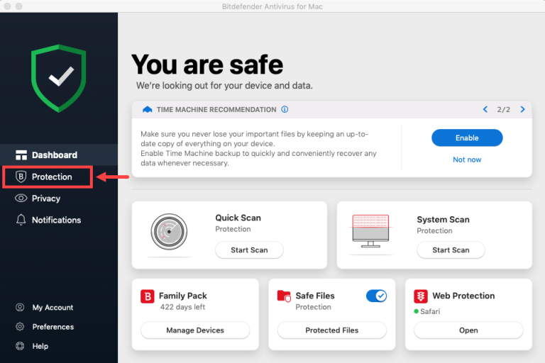 How to add an antivirus exception in Bitdefender Antivirus for Mac