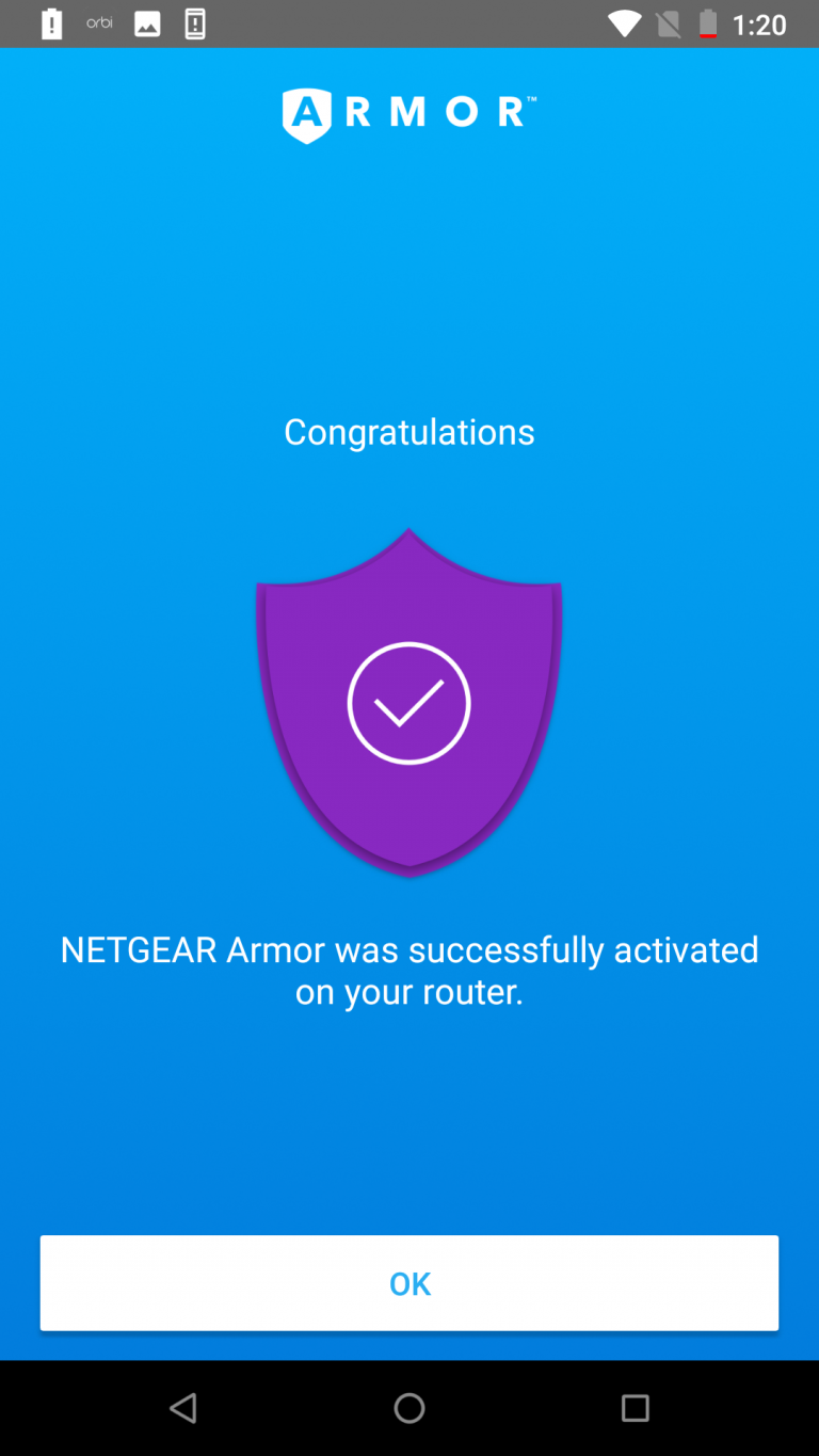 Activate NETGEAR Armor protection on your Orbi router