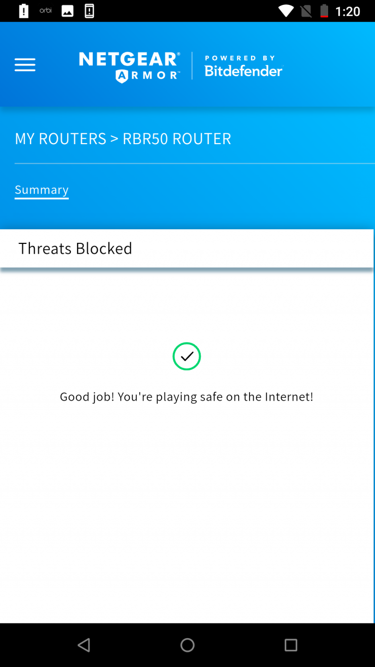 Activate NETGEAR Armor protection on your Orbi router