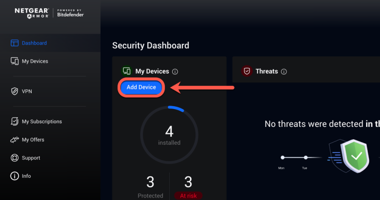 Install NETGEAR Armor by Bitdefender on Windows
