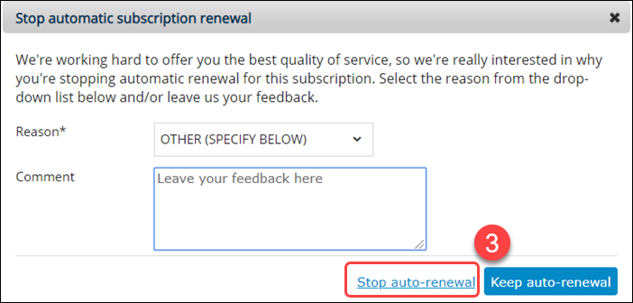 Bitdefender Subscription Auto-Renewal: Configure your preferences