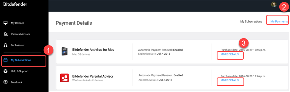 Auto-Renewal: how to configure your preferences - Bitdefender