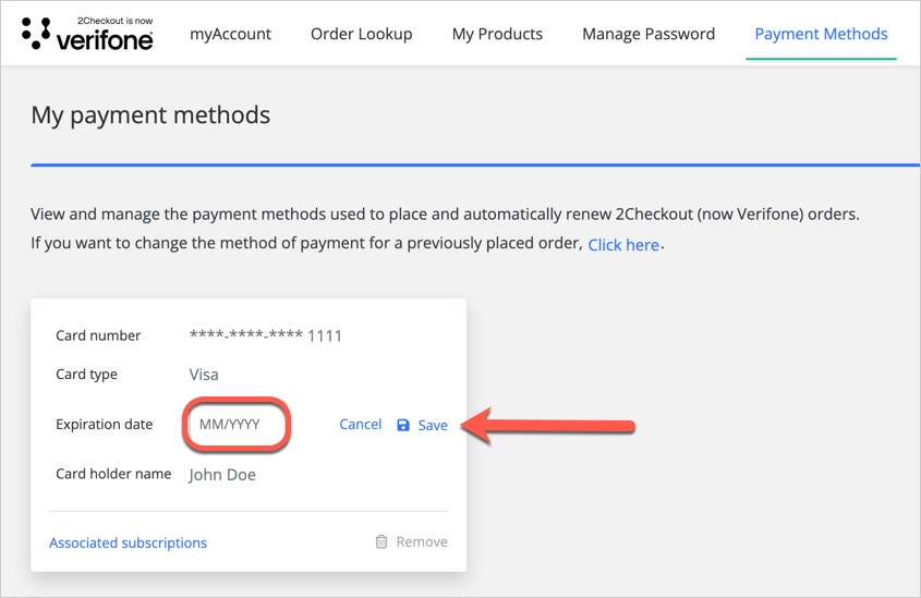 How do I update my Credit Card information? - Bitdefender