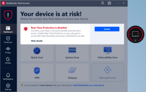 Bitdefender Security Widget: Your PC's Security Status at a Glance