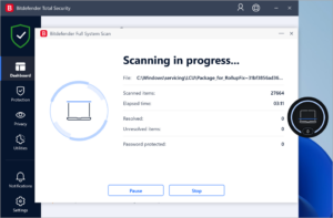 Bitdefender Security Widget: Your PC's Security Status at a Glance