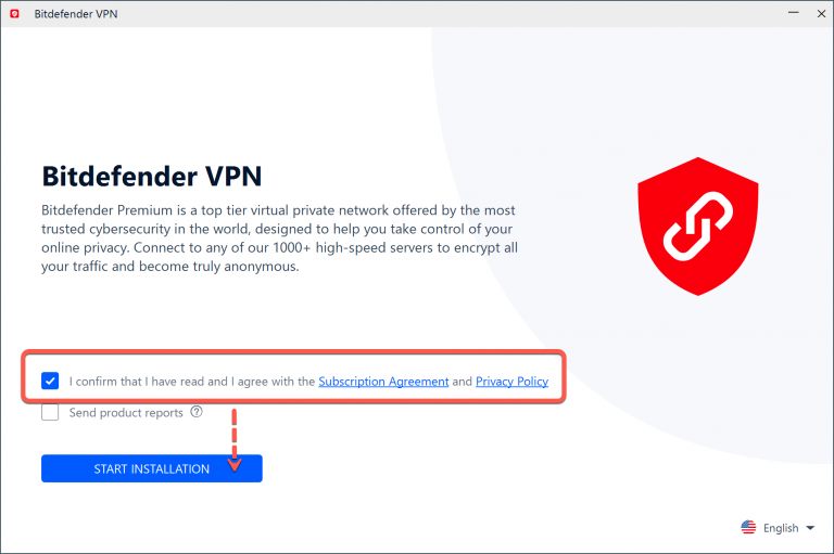 How to install Bitdefender VPN on Windows