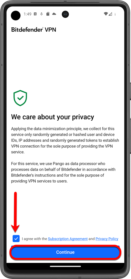 How to install Bitdefender VPN on Android