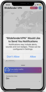 How to install Bitdefender VPN on iOS