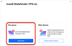 How to install Bitdefender VPN on Windows