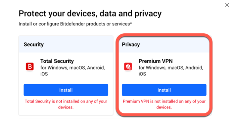 How to install Bitdefender VPN on Android