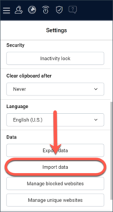 How to Import Passwords into Bitdefender Password Manager