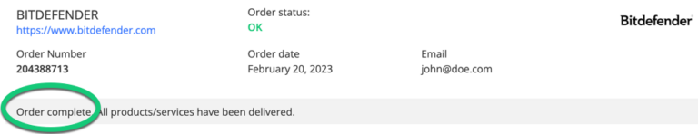 I haven't received my Bitdefender activation code. What can I do?