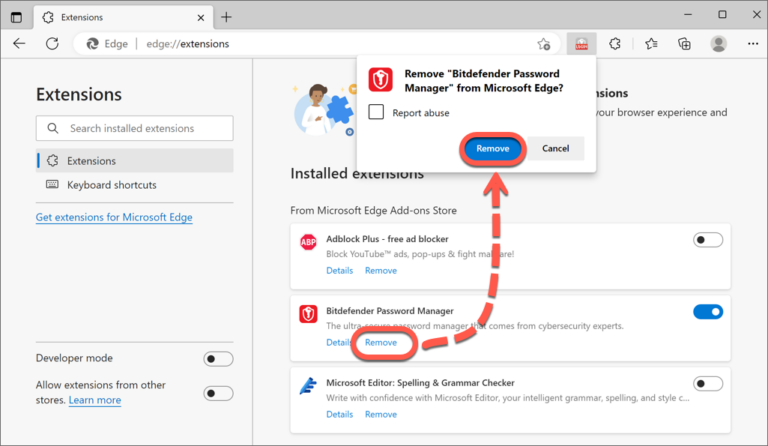How to Disable or Uninstall Bitdefender Password Manager