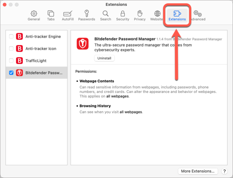 How to Disable or Uninstall Bitdefender Password Manager