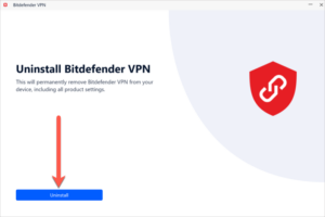 Bitdefender VPN stuck at Disconnecting or Reconnecting screen