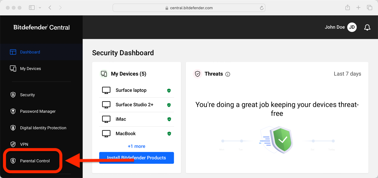 A Guide to Parental PIN Code - Bitdefender Support Center