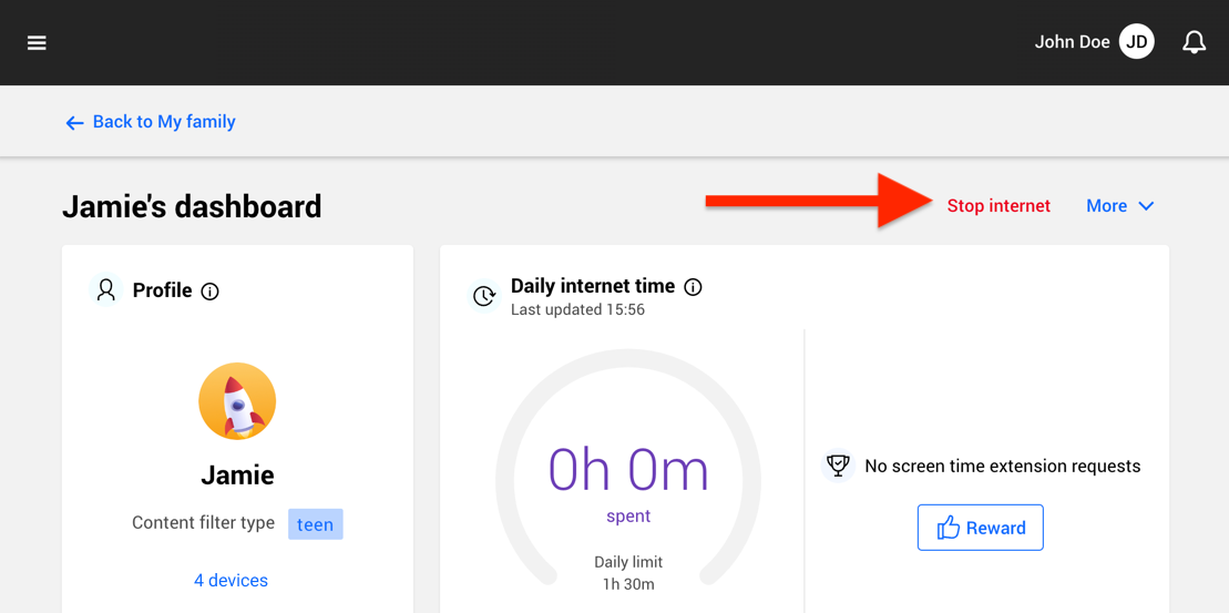 How to Turn Off the Internet on Your Child's Device