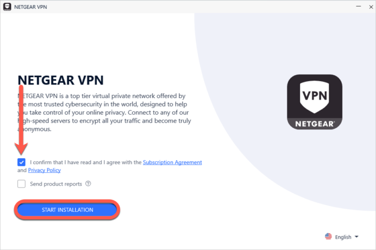 Install NETGEAR VPN by Bitdefender on Windows