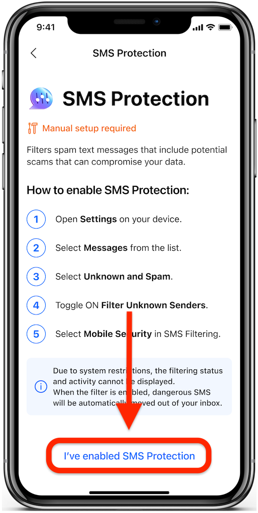 How to Set Up Scam Copilot on iOS - Bitdefender Consumer Support Center