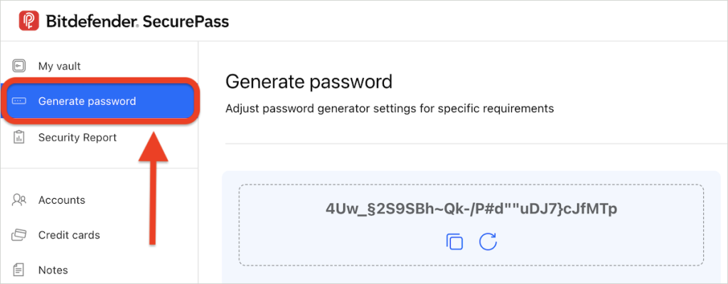 How to Create a Strong Password with Bitdefender SecurePass