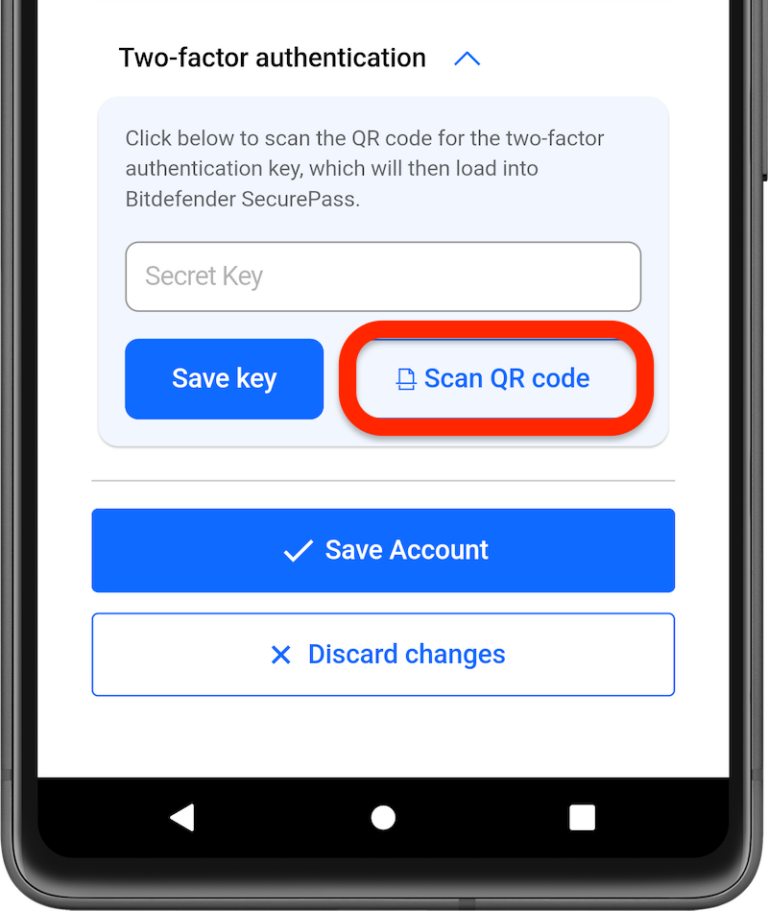 How to Use Bitdefender SecurePass as a 2FA Authenticator App