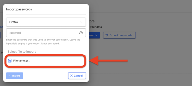How to Import Passwords into Bitdefender SecurePass