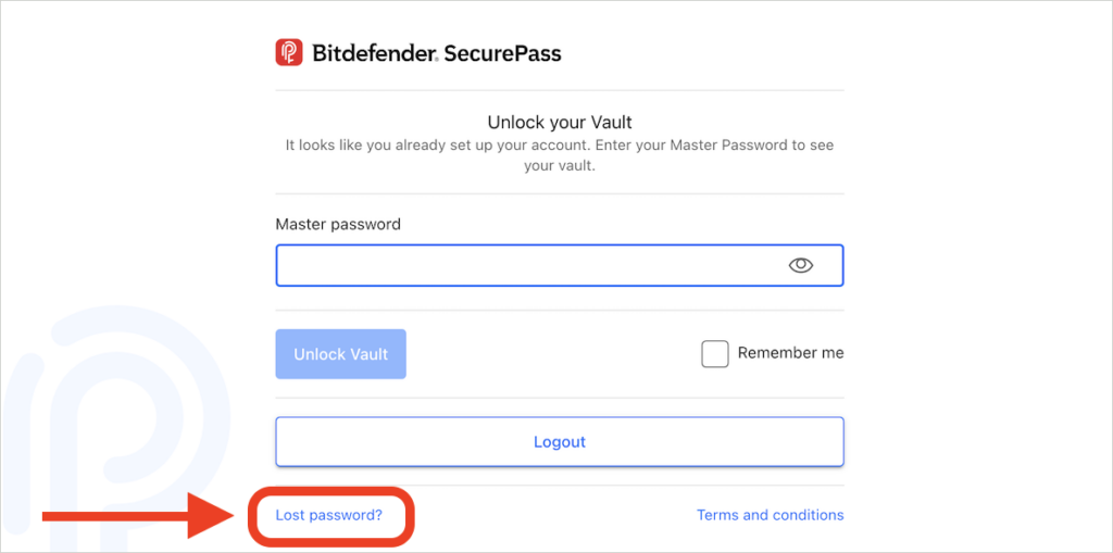 How to Reset Your Bitdefender SecurePass Master Password