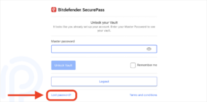 How to Reset Your Bitdefender SecurePass Master Password
