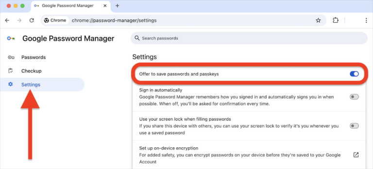 How to Disable Google Password Manager in Chrome